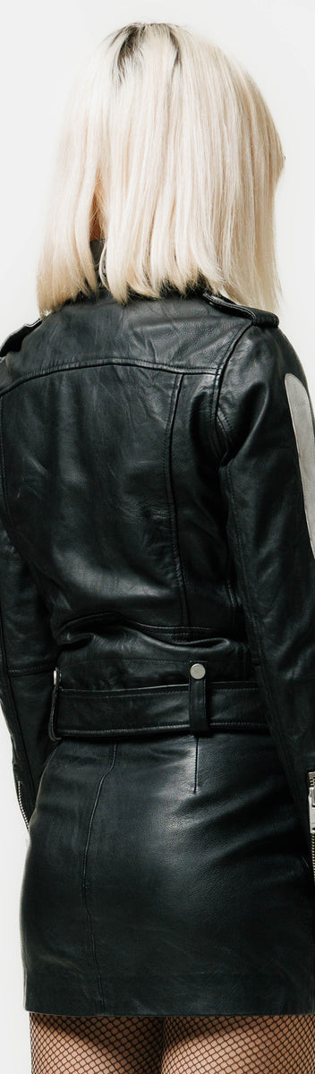 THE SKELETON DEUCE BIKER JACKET | VINTAGE BLACK & OTHER