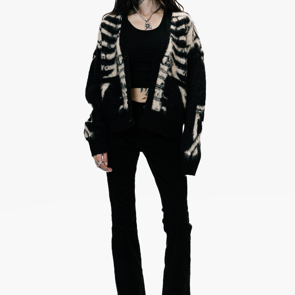 SKELETON OVERSIZED CARDIGAN - WOMENS & OTHER