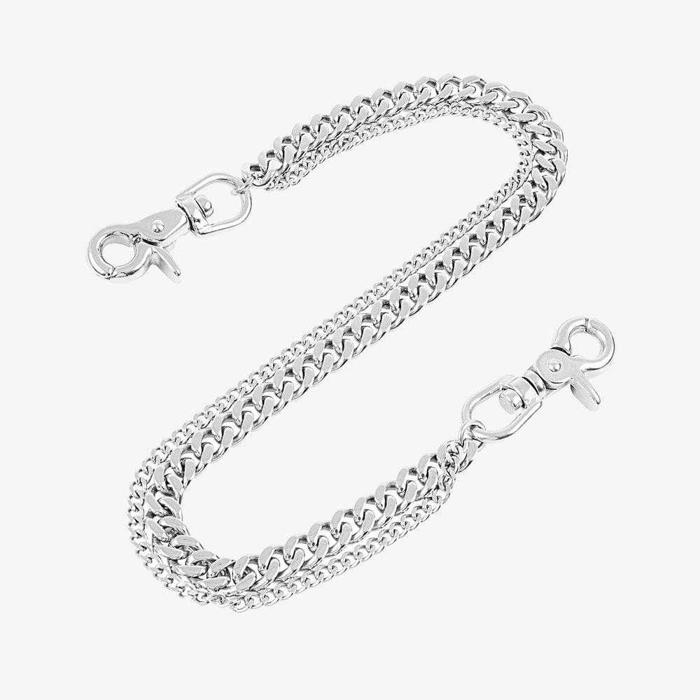 DUAL WALLET CHAIN | SILVER & OTHER